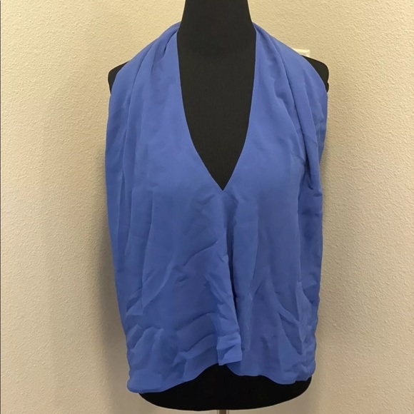 Polo Ralph Lauren | Tops | Polo Ralph Lauren Halter Blouse Periwinkle ...